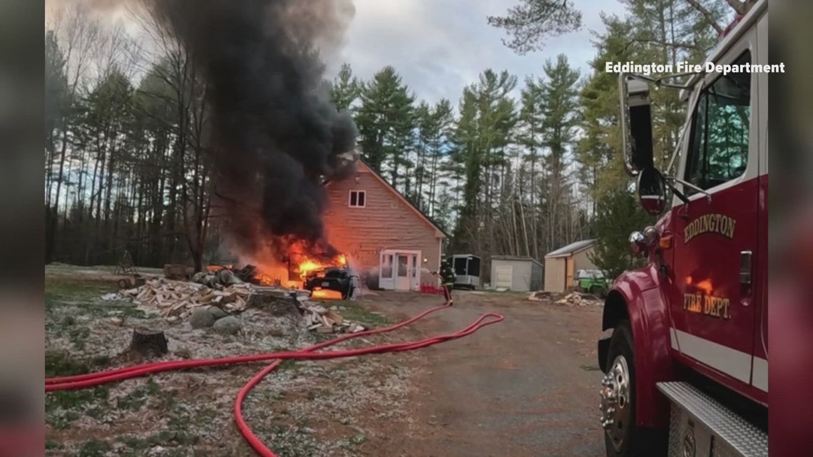 Fire in Clifton damages car and home | newscentermaine.com