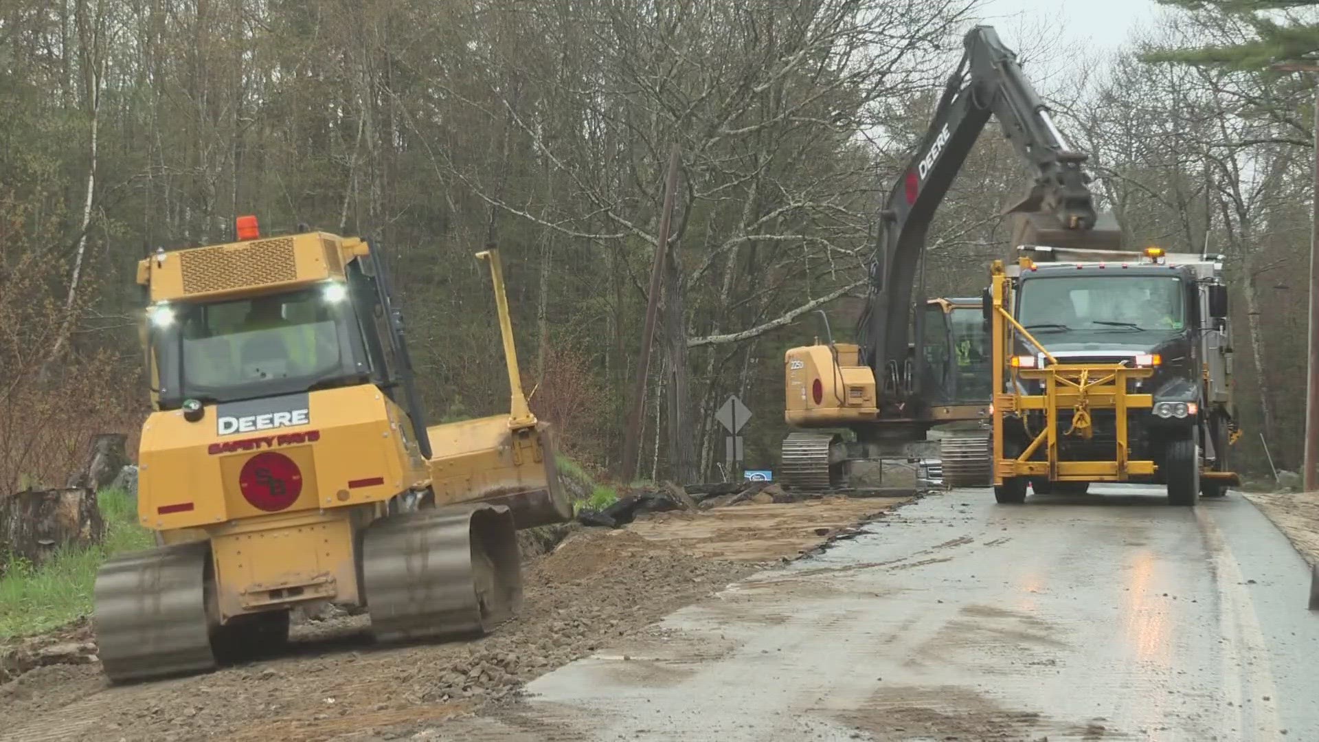 Heaviest rain may be behind us, but road crews have a lot of work to do ...