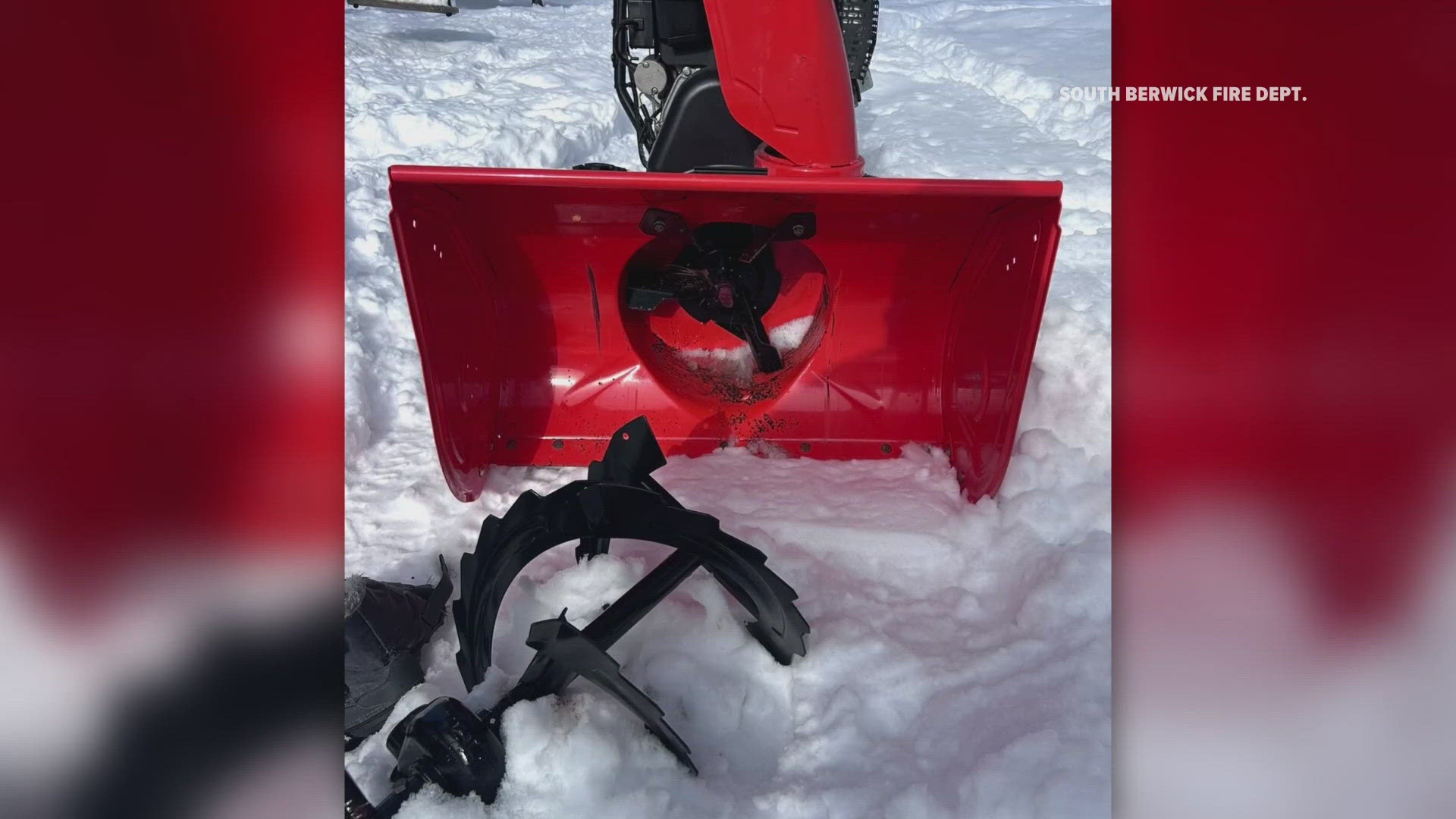 Juvenile rescued after leg becomes trapped in snowblower on Sunday ...