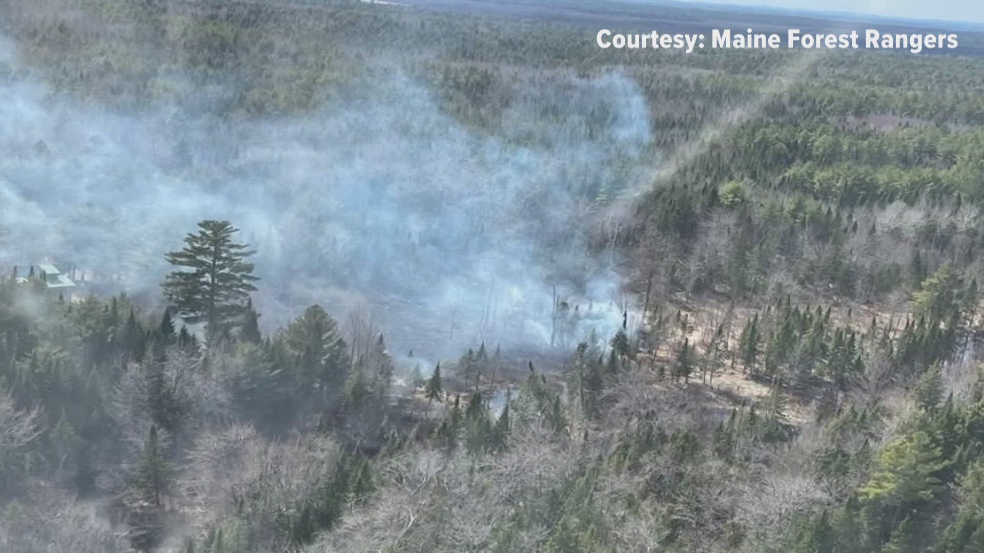 Maine towns issue burn permit suspensions amid high fire risk Saturday ...