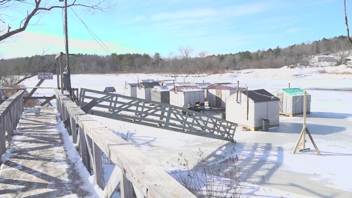 Smelt shacks return to Bowdoinham as cold winter revives fishing ...