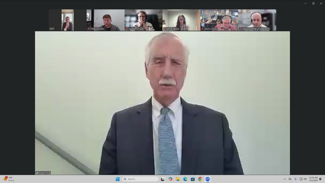 Senator Angus King on U.S. action against Iran | newscentermaine.com