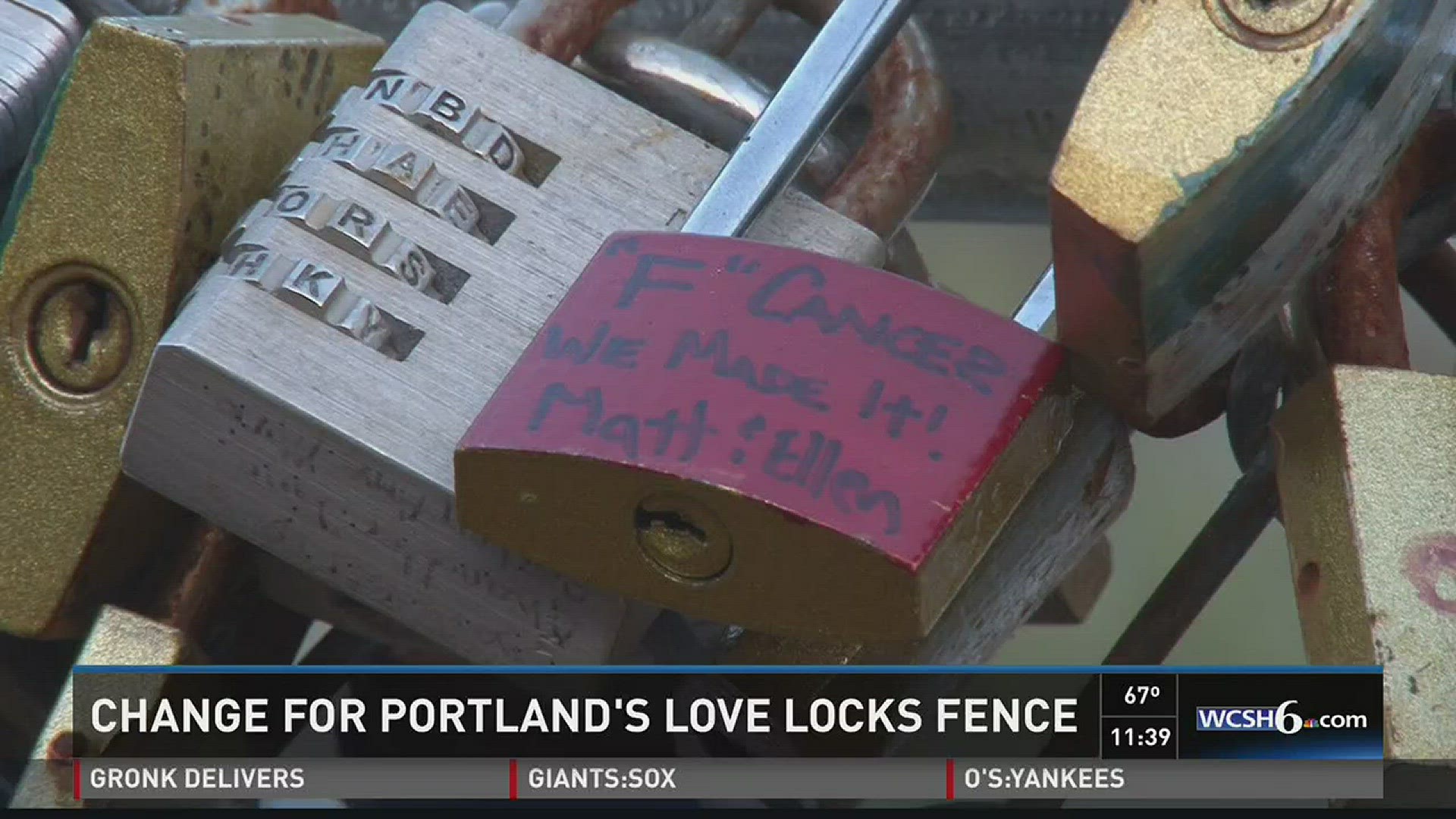 Portland's Love Locks fence is coming down due to safety ...