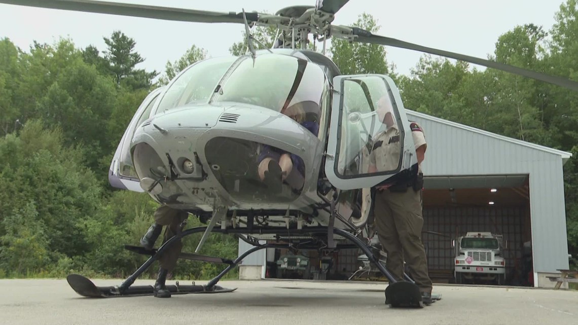Maine Forest Service unveils new Bell 407 helicopter in Old Town ...