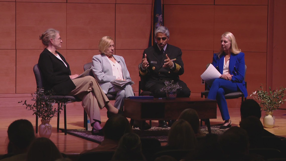 US Surgeon General Vivek Murthy visits Maine to discuss loneliness ...