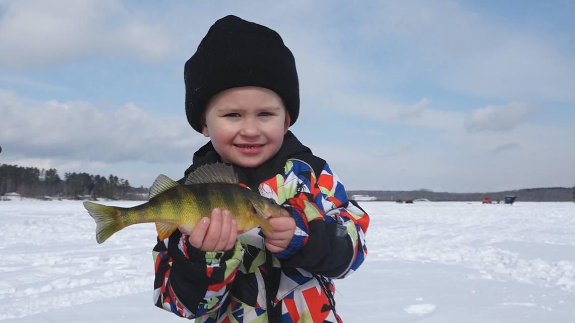 Youth reel in a good time with Albion ice fishing derby ...