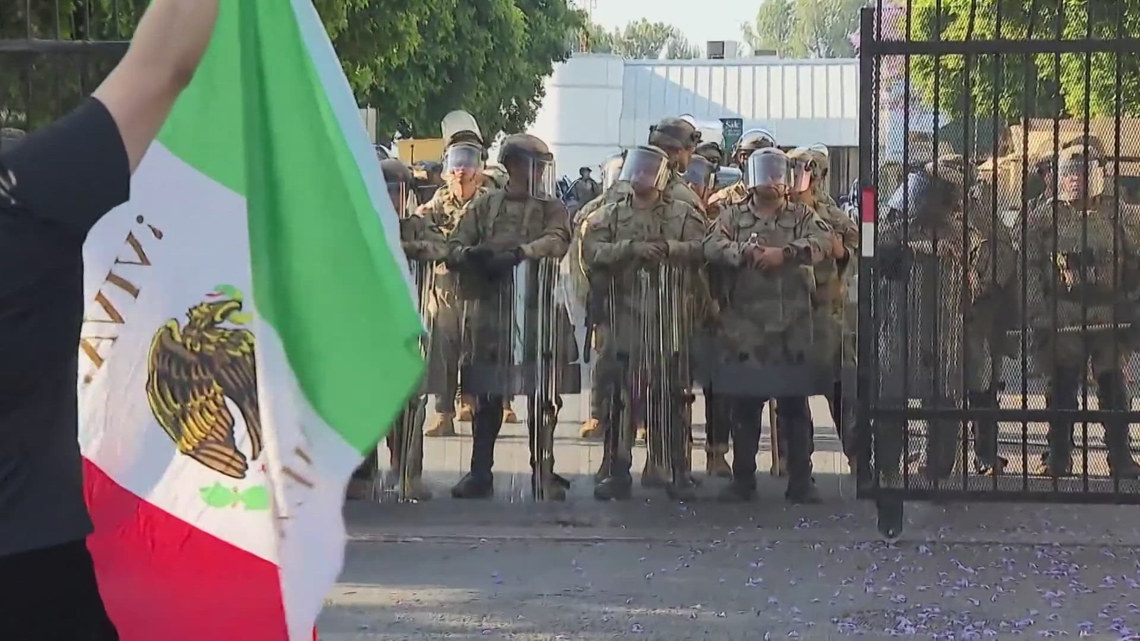 Rallies continue in Los Angeles despite curfew, military response ...