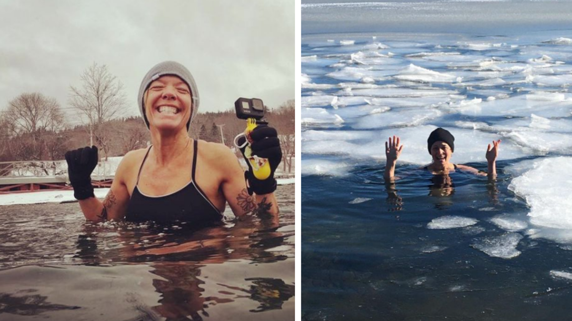 Group of cold water swimmers uses practice to raise awareness about ...