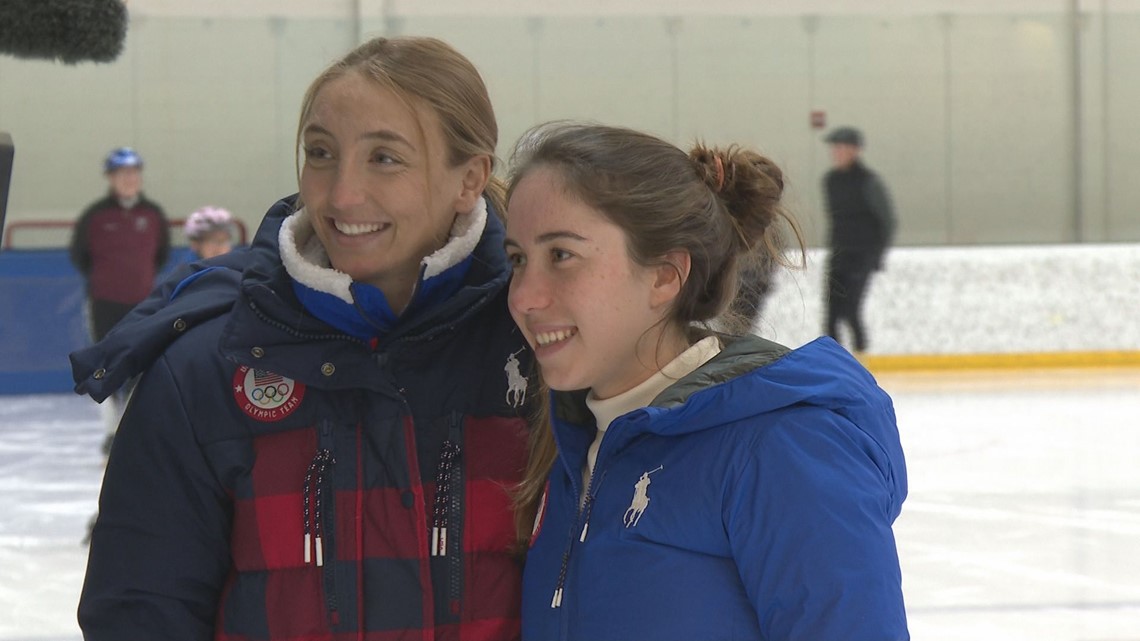 Olympic speedskaters visit Falmouth, Maine to help grow the sport ...