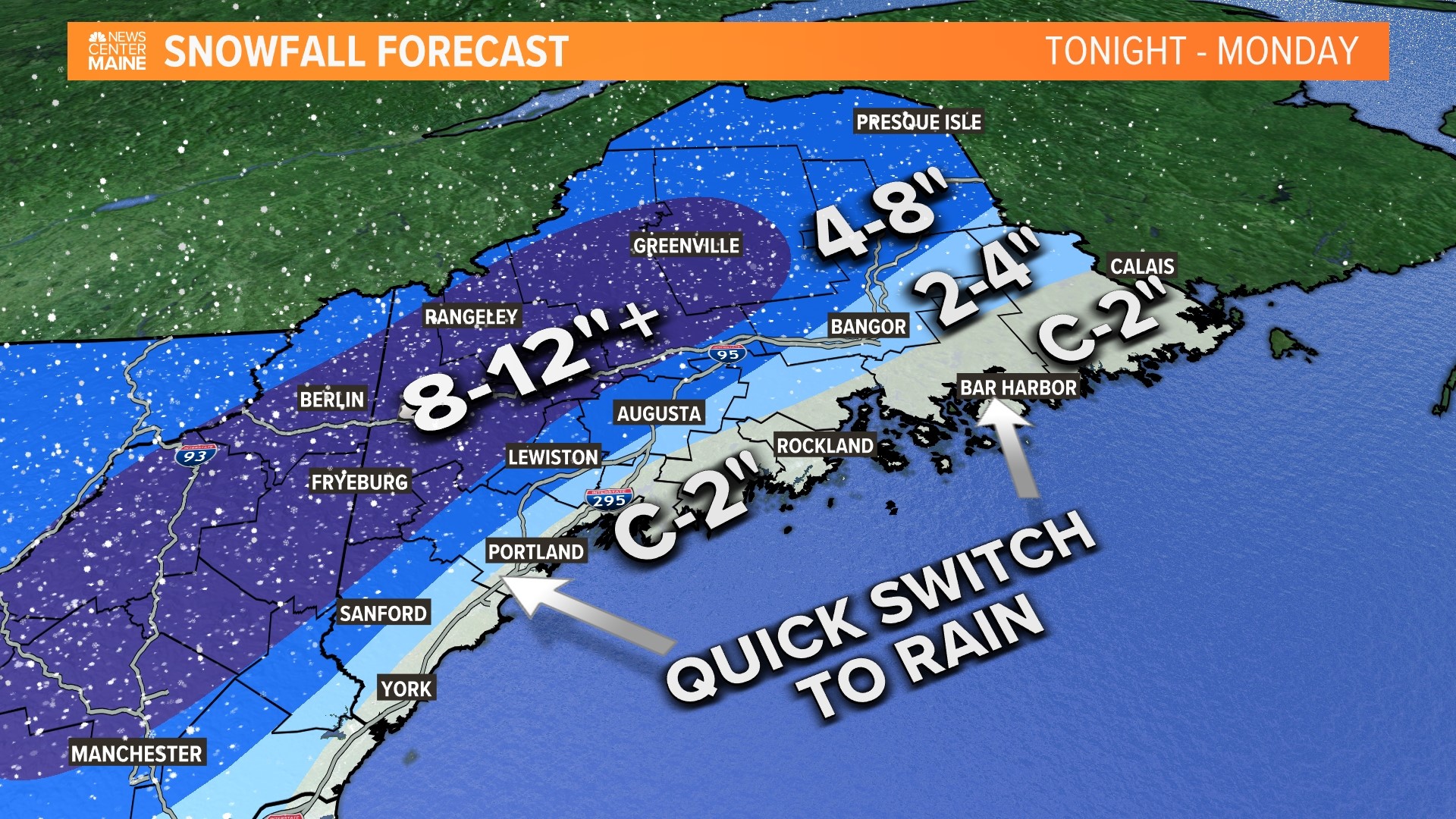 Storm smashes Maine with snow & wind today | newscentermaine.com