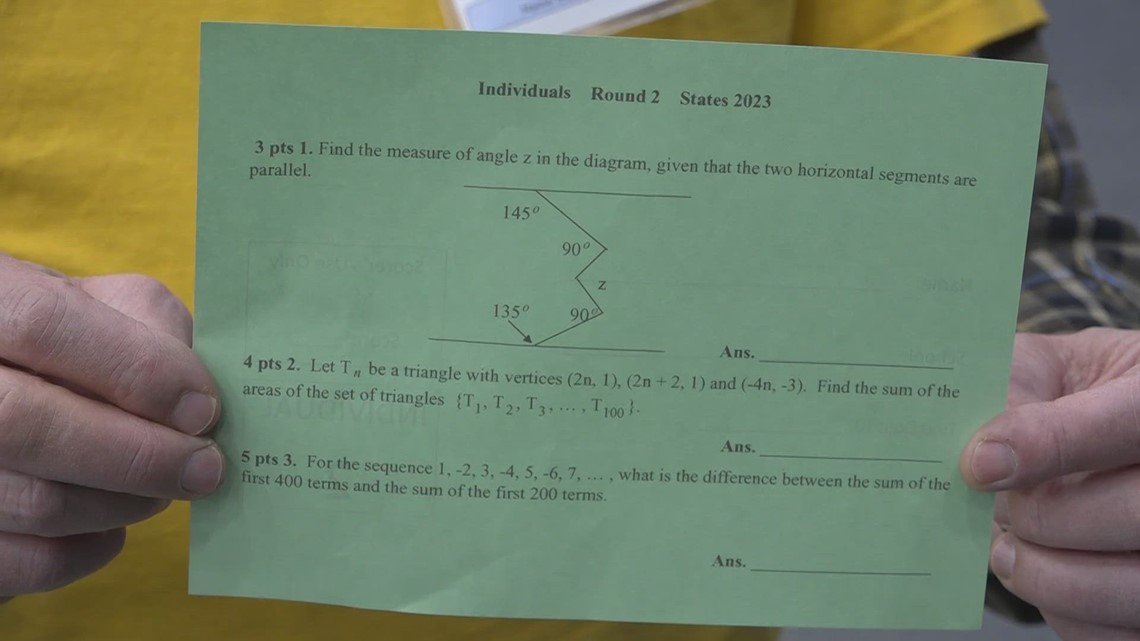High school mathletes compete in Maine State Math Meet ...