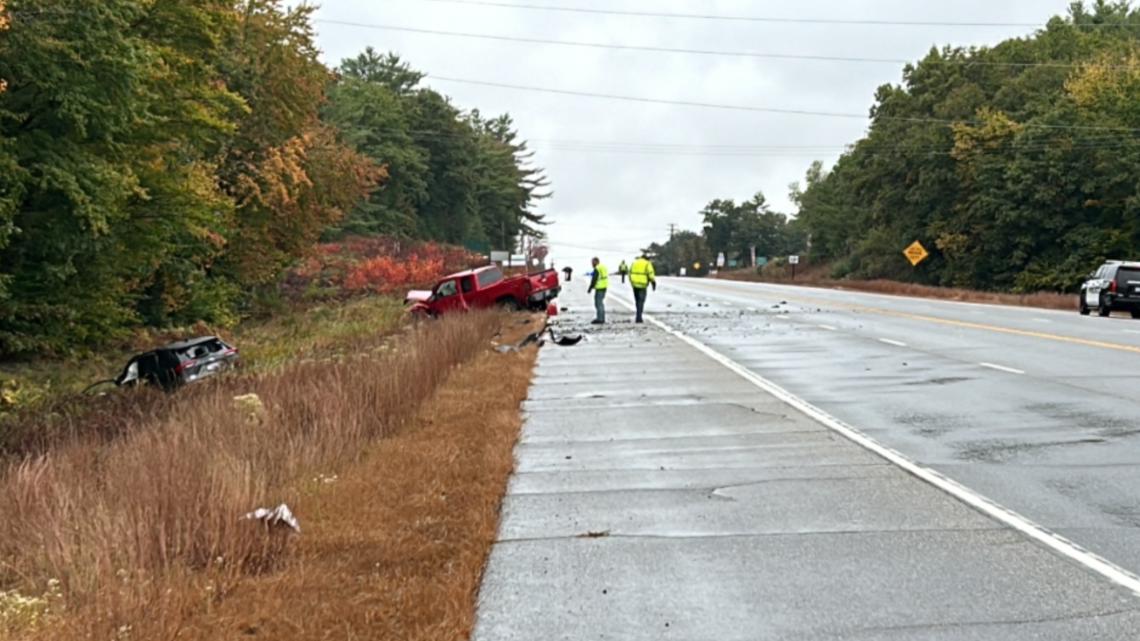 Crash on Maine Route 4 near Turner-Auburn town line | newscentermaine.com