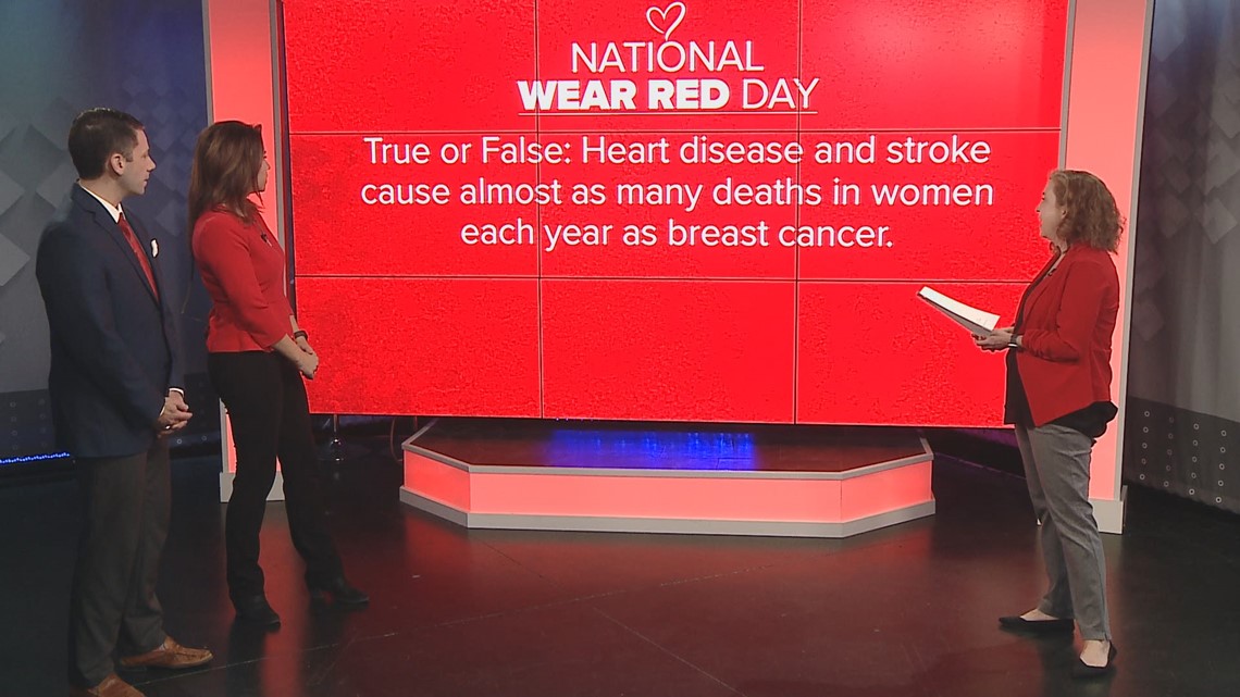 National Wear Red Day for American Heart Month on Feb. 3, 2023 ...