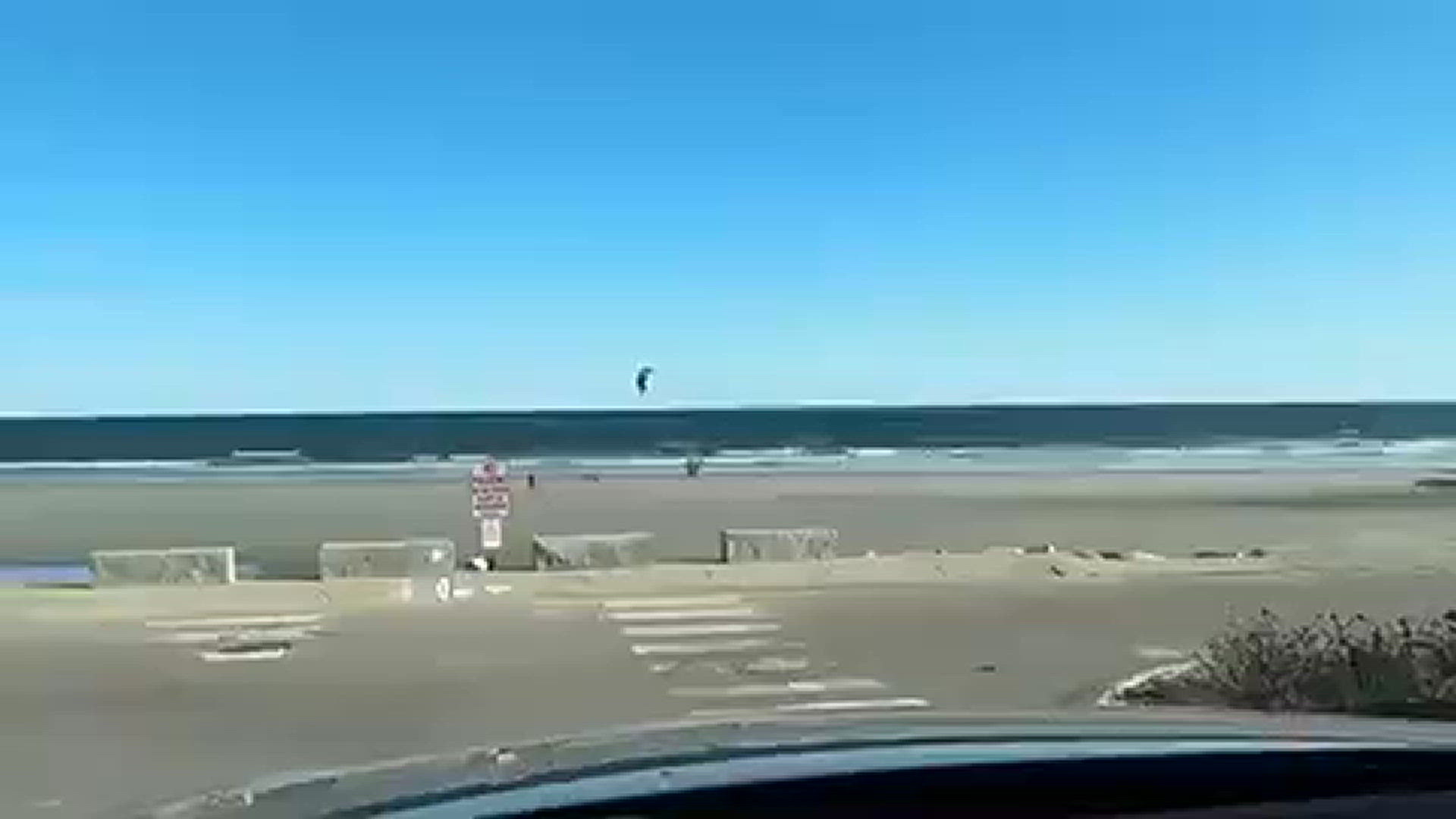 Wind surfing at Higgins Beach | newscentermaine.com