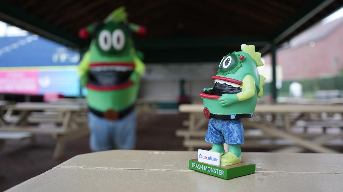 Portland Sea Dogs honor Trash Monster mascot with bobblehead ...