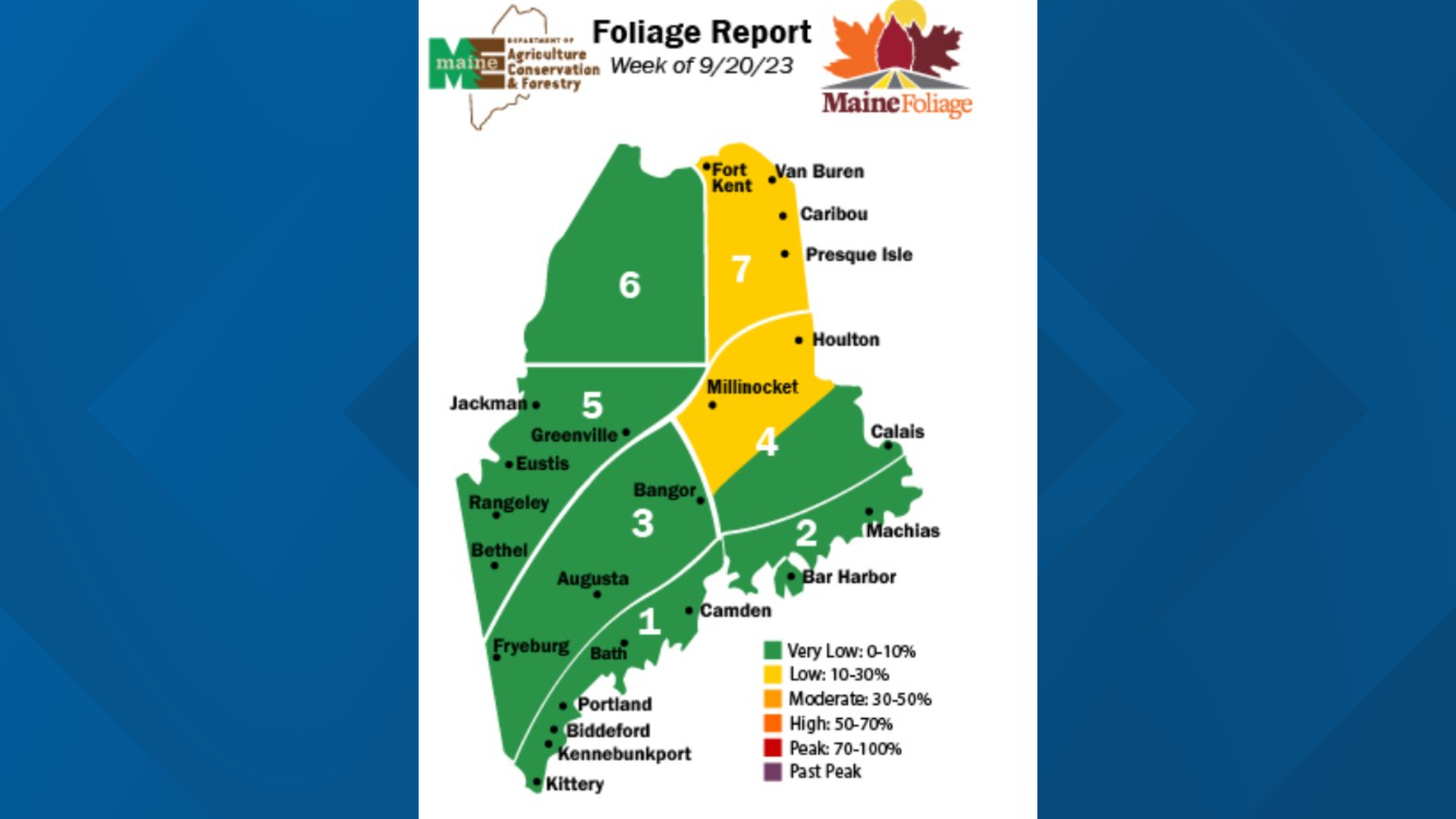 This week's Maine foliage report welcomes the beginning of fall ...