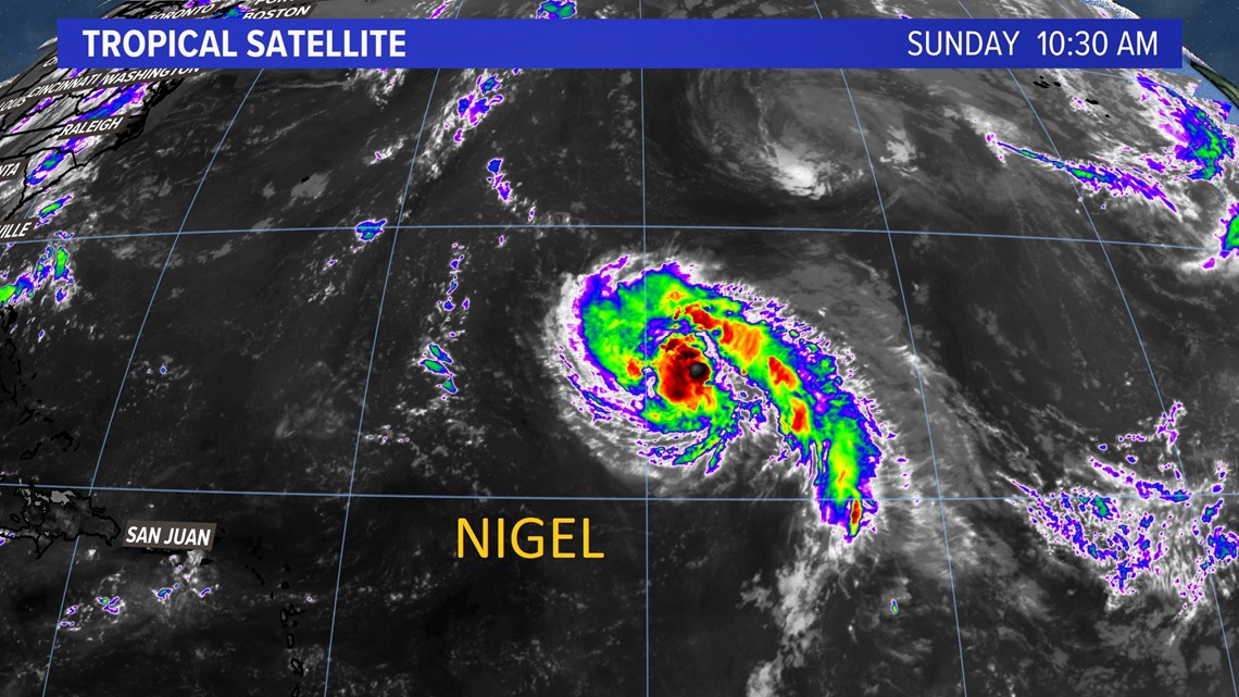 'Nigel' to become a major hurricane as it heads north | newscentermaine.com