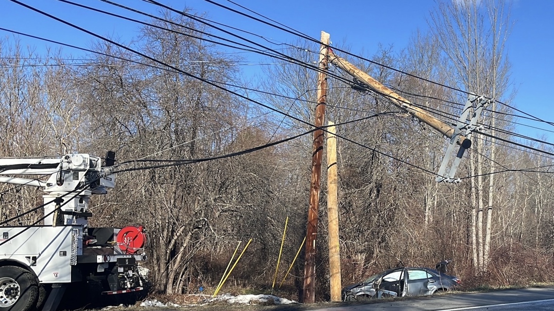Crews work to restore power and clean up damage in Maine following ...