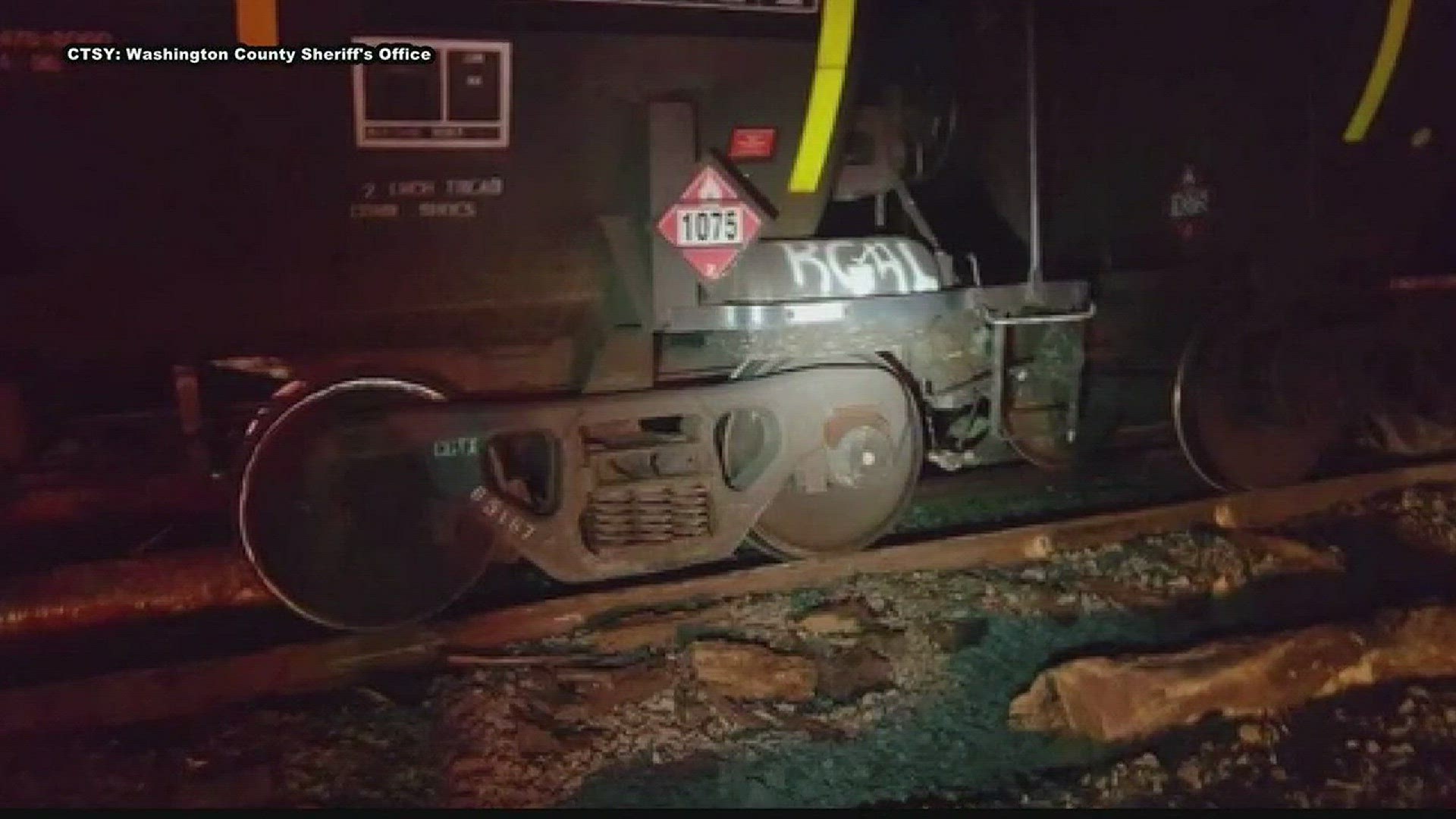 Train crash causes explosion | newscentermaine.com
