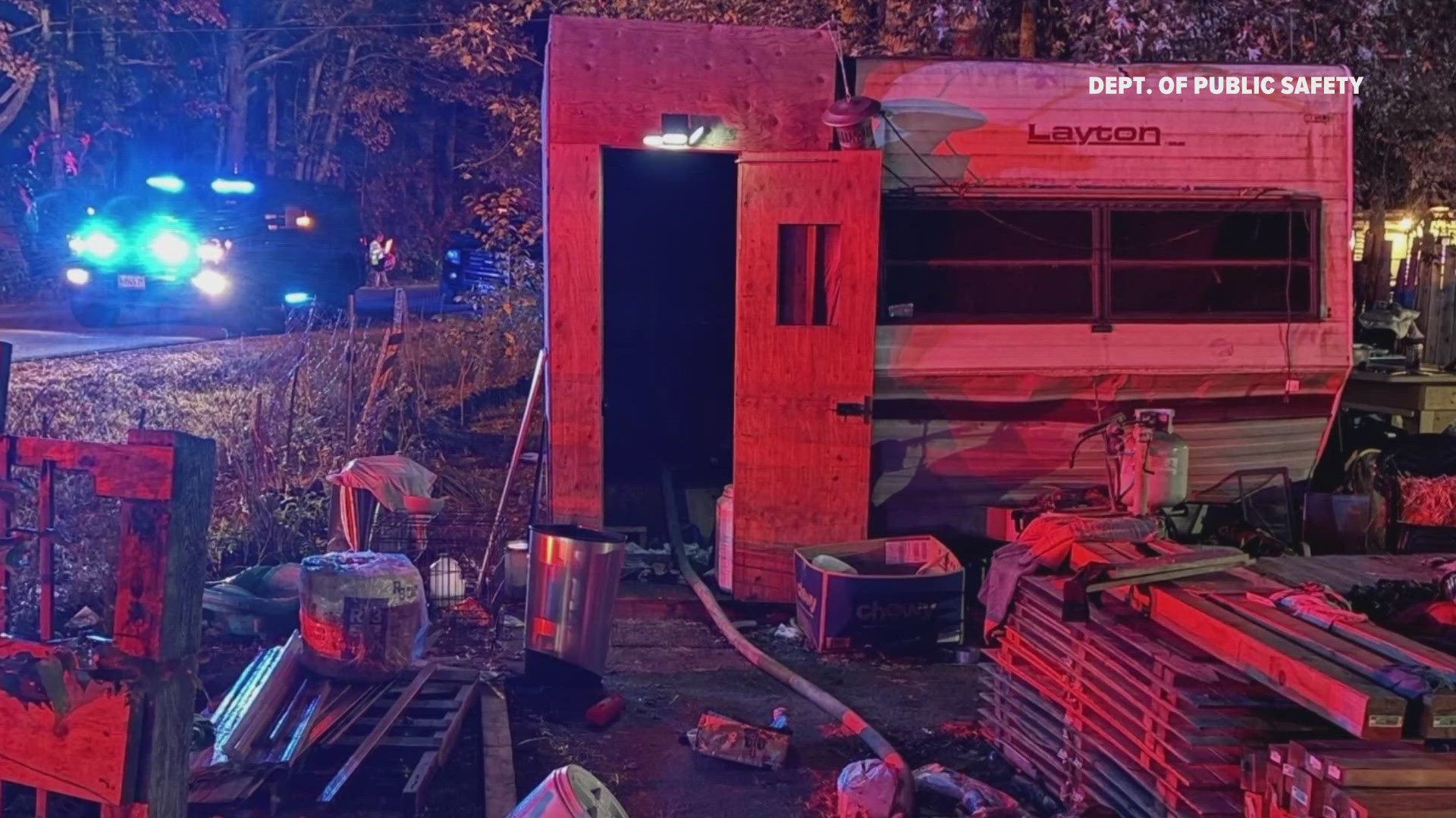 Juvenile hospitalized after camper fire in Oxford | newscentermaine.com