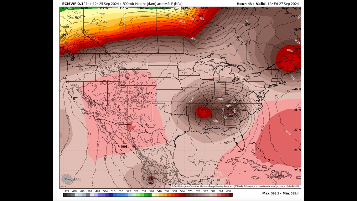 Hurricane Helene strengthening in Gulf of Mexico | newscentermaine.com