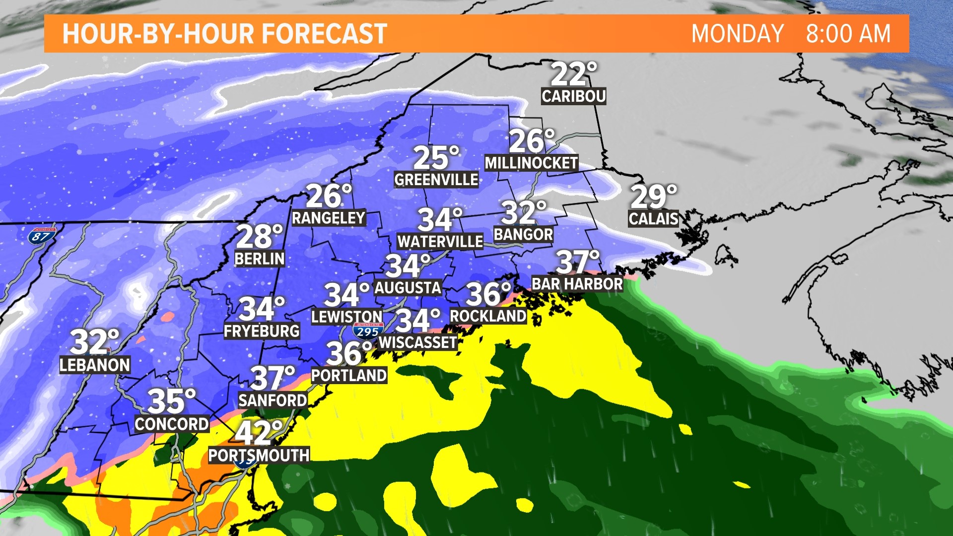Cold today, strong winter storm in Maine on Monday | newscentermaine.com