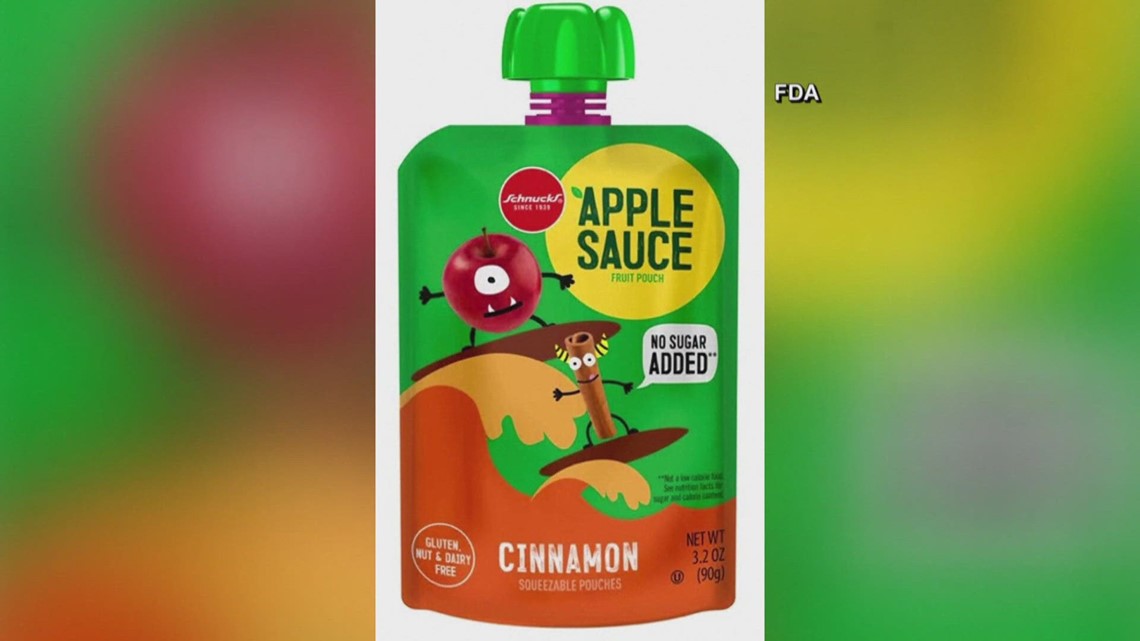 FDA: Applesauce pouches tainted with lead may also contain second toxic ...