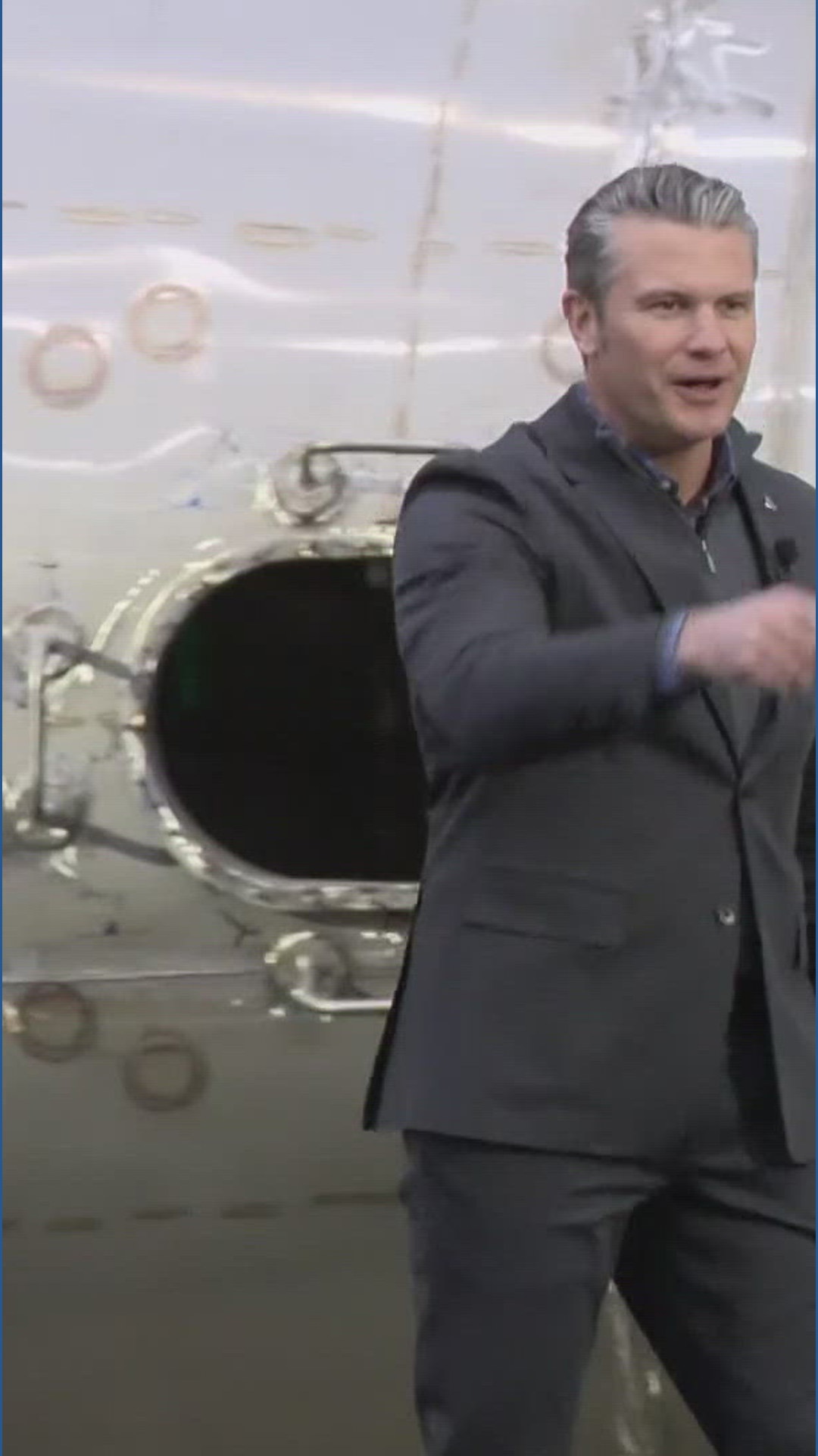 Secretary of Defense Pete Hegseth visits Bath Iron Works ...