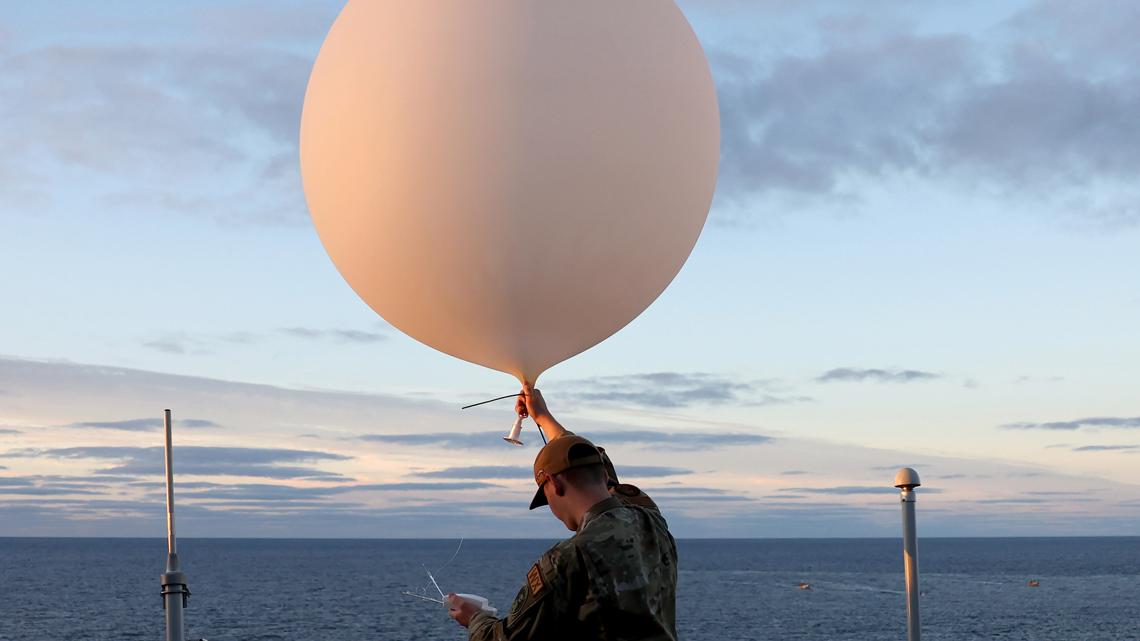 Weather balloon launches intermittently suspended at NWS Gray ...