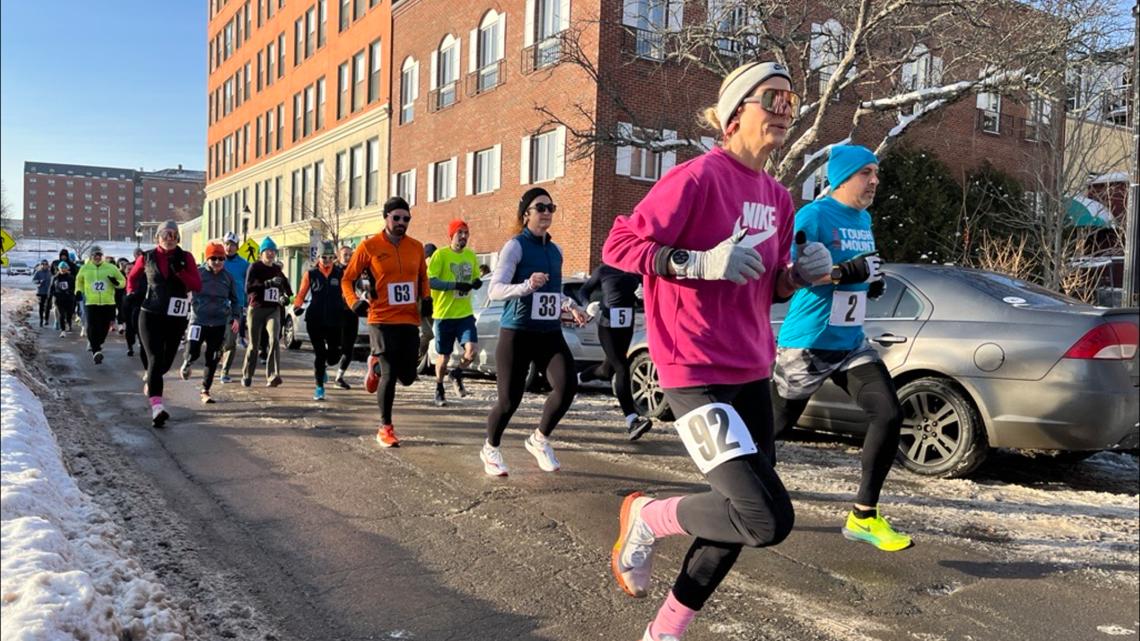 Runners ring in 2025 early at Finale 5K in Bangor | newscentermaine.com