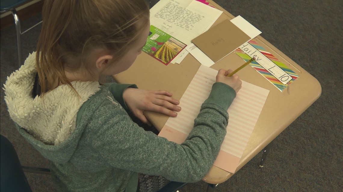 ME students participate in USPS Pen Pal Project | newscentermaine.com