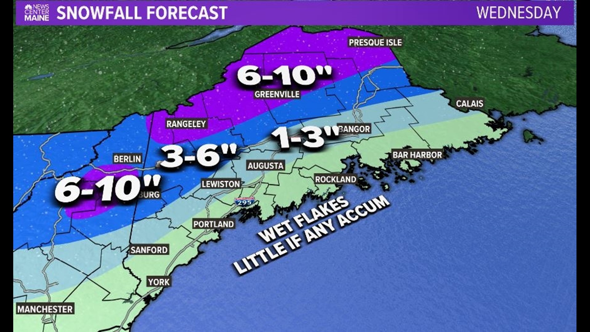 Snow is on the way for Wednesday in Maine | newscentermaine.com