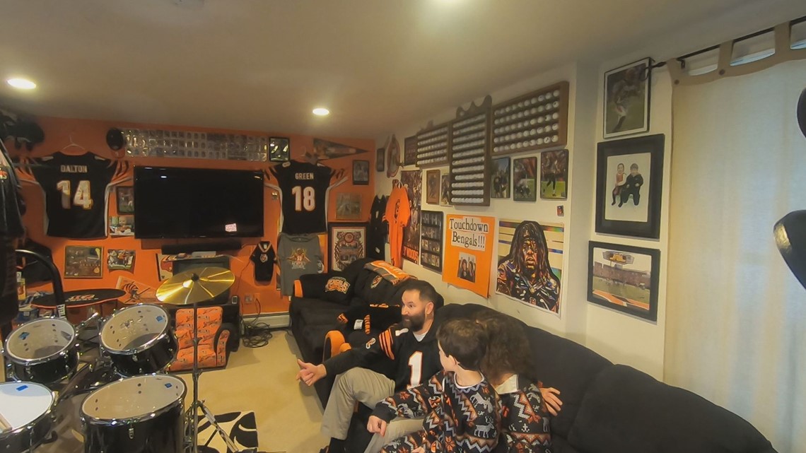 Maine's biggest Bengals fan shows off his 'man cave' | newscentermaine.com