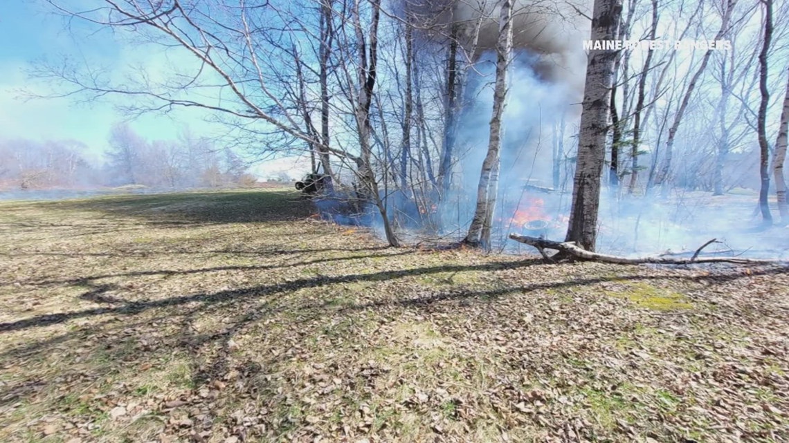 Maine Forest Rangers respond to several fires amid elevated fire danger ...