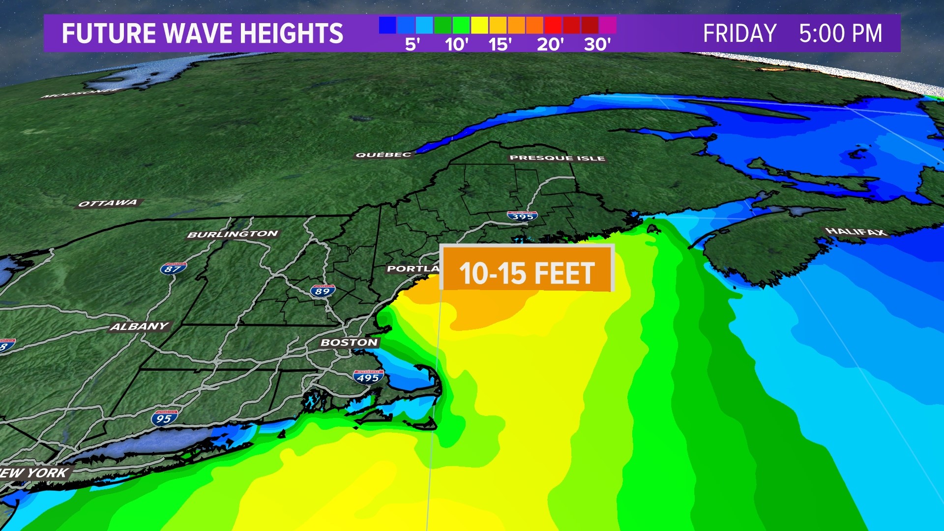 Heavy rain, wind gusts & rough surf return to Maine Friday ...