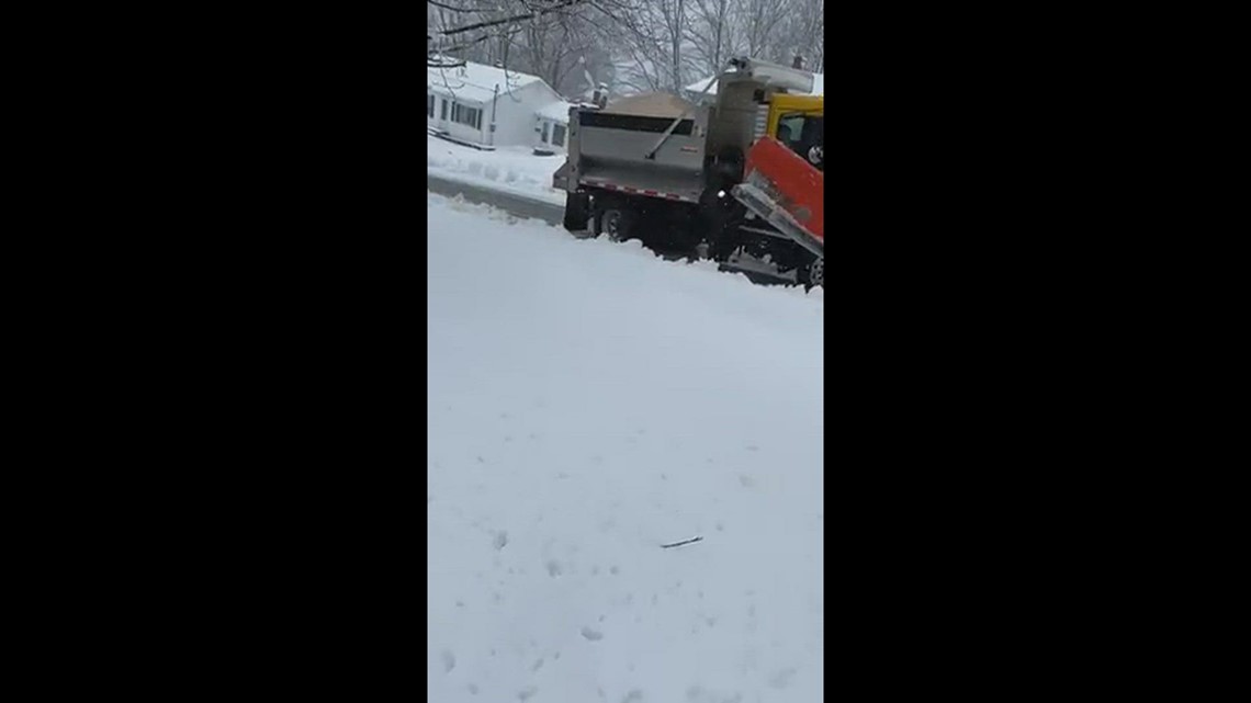 Bad weather conditions even for city plow trucks | newscentermaine.com