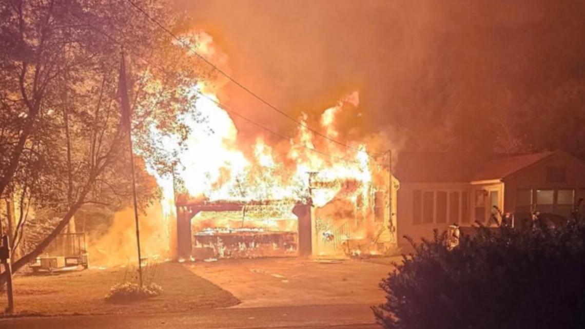 Ridge Road fire in Peru, Maine destroys garage, damages home ...