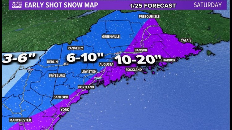 Saturday winter storm still on: Let's have a map now | newscentermaine.com