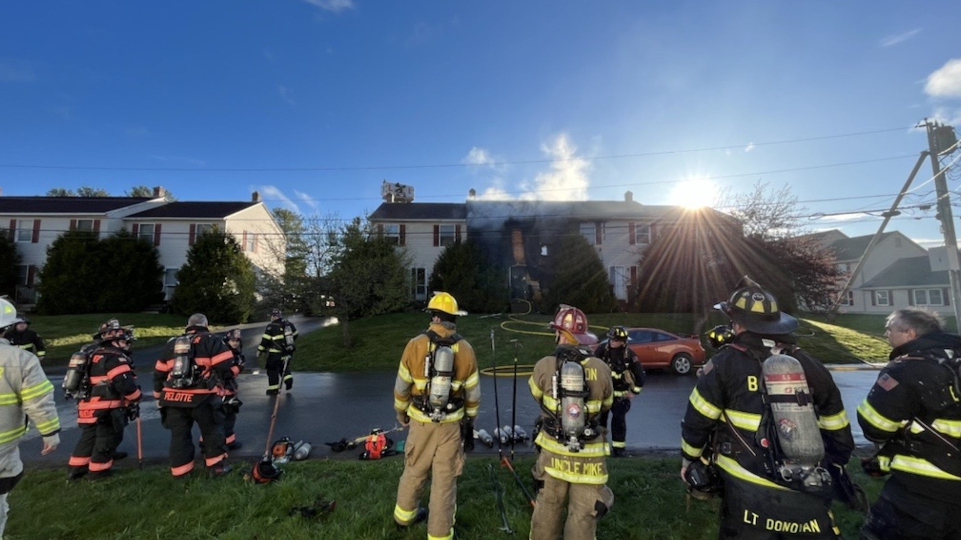 Valley View Lane apartment in Bangor, Maine catches fire ...