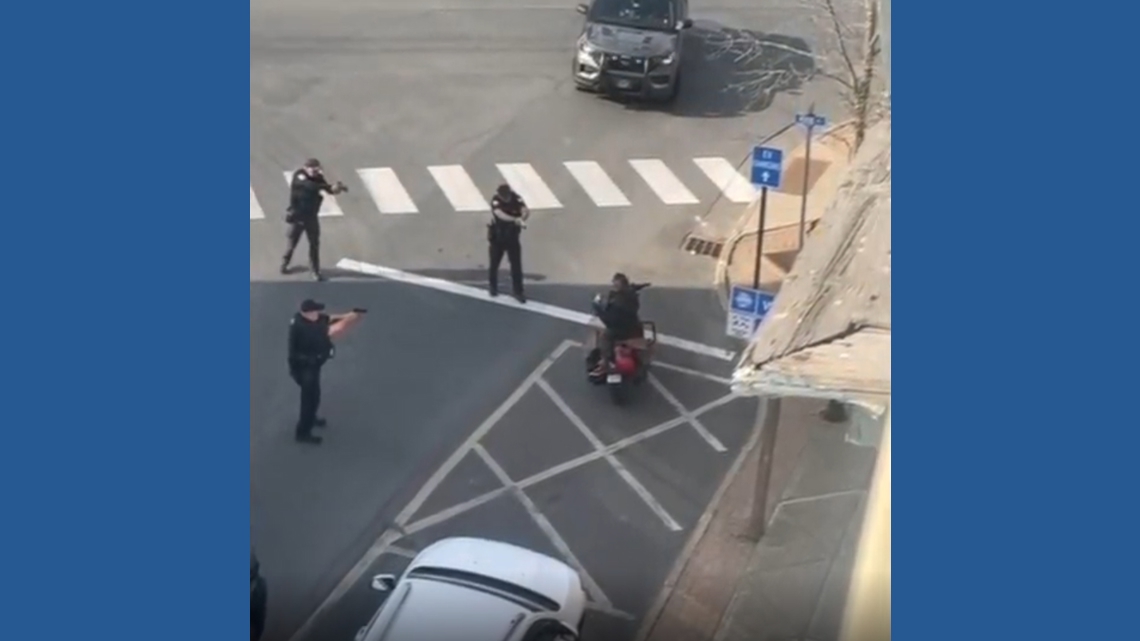 Police shoot man who swung sword during traffic stop in Calais ...