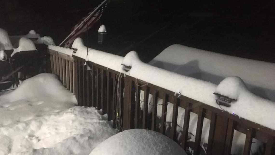 Maine snow totals by county for December 17 storm | newscentermaine.com