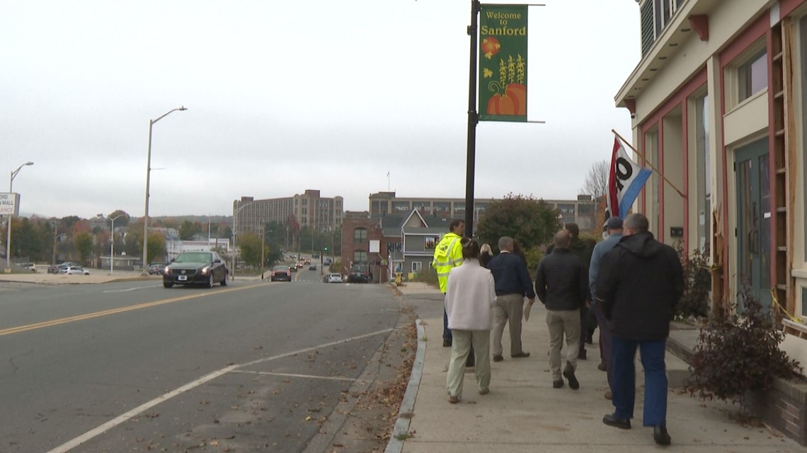 Mills tours downtown Sanford to highlight $34 million project ...