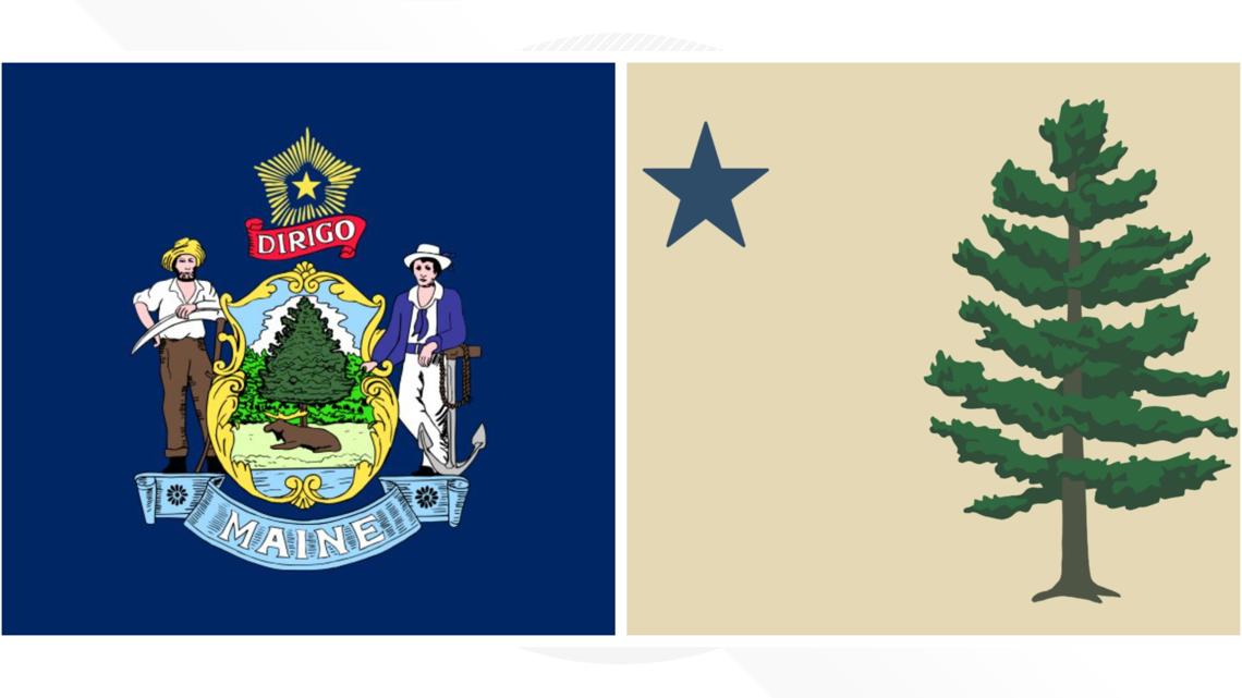 Maines State Flag