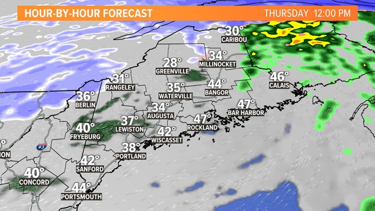 Maine weather forecast: Snow on the way Wednesday into Thursday ...