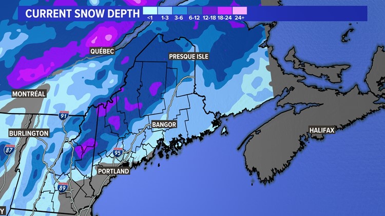 Maine February snowfall totals low in Portland, Bangor ...