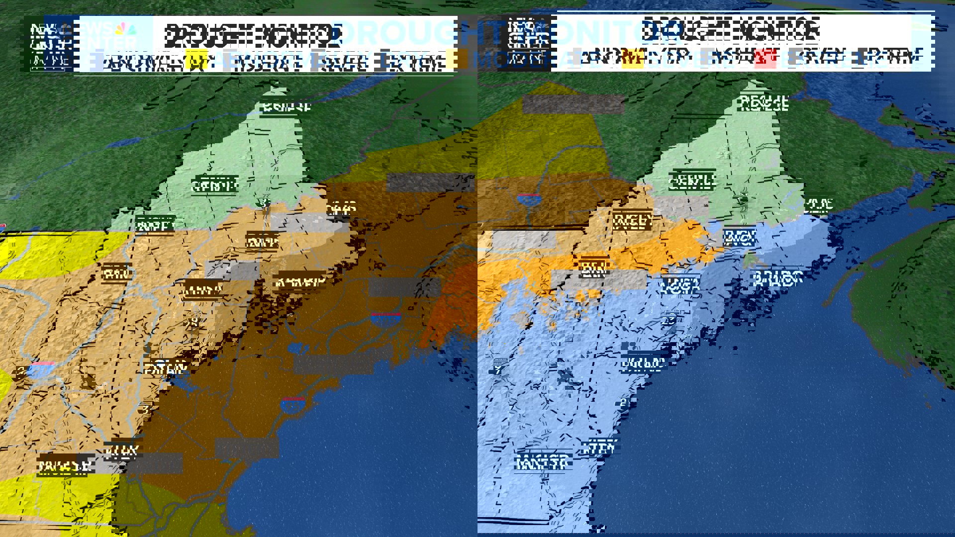 US Drought Monitor: Maine drought map shows worsening conditions from ...