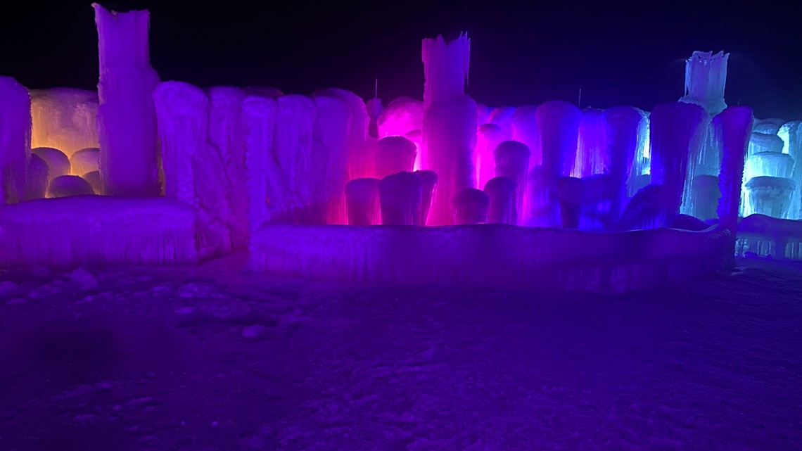 Challenges of building ice castles | newscentermaine.com