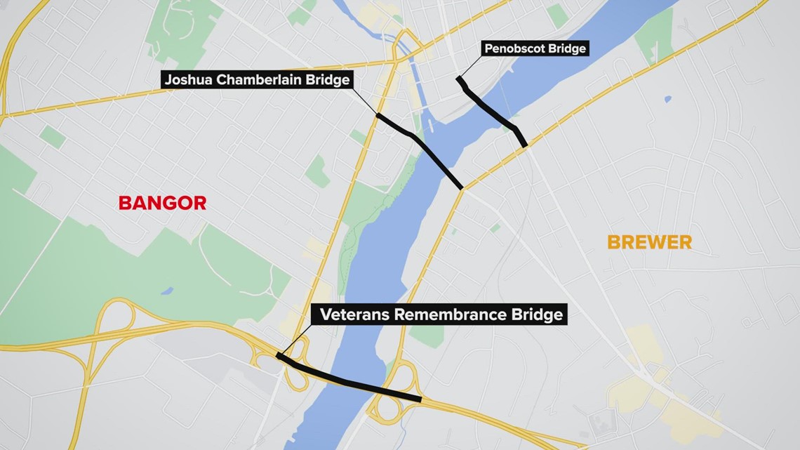Preservation work planned for bridges connecting Bangor, Brewer ...