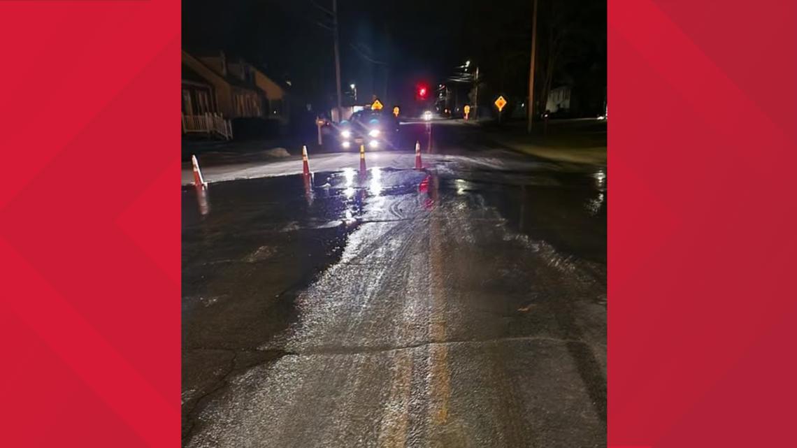 Water main break results in Waterville road closure | newscentermaine.com