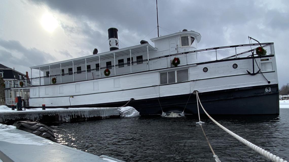 Historic Katahdin boat undergoing preservation on Moosehead Lake ...